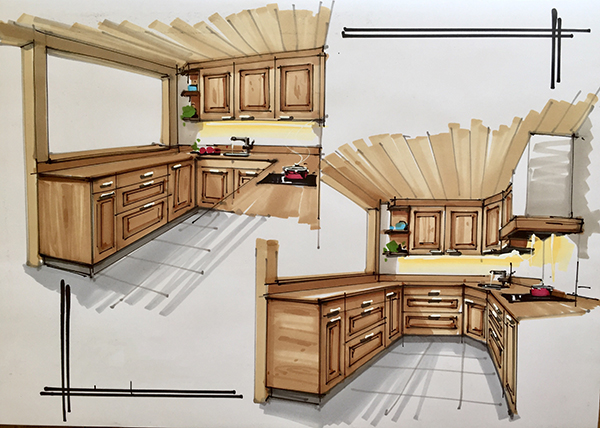 Obtenez un dessin réaliste de votre cuisine | Menuiserie Conception ... Obtenez un dessin réaliste de votre cuisine | Menuiserie Conception ...